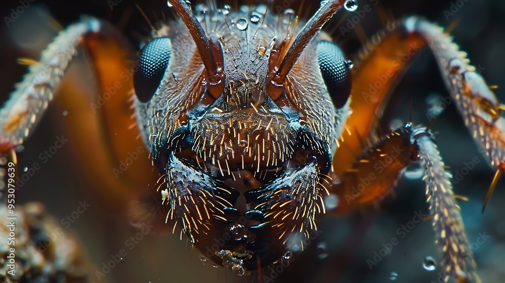 Trap-jaw ant's mandibles in an ultra-slow-motion attack, capturing the ...