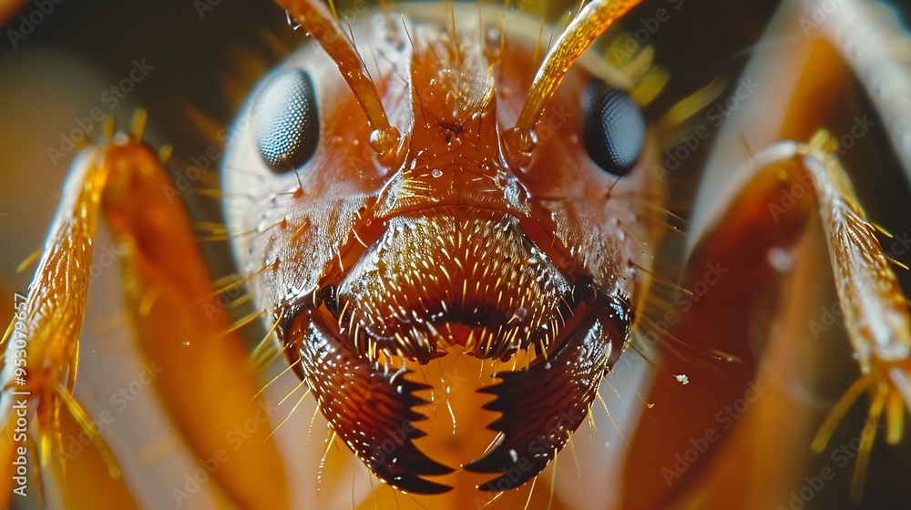 Trap-jaw ant's mandibles in an ultra-slow-motion attack, capturing the ...