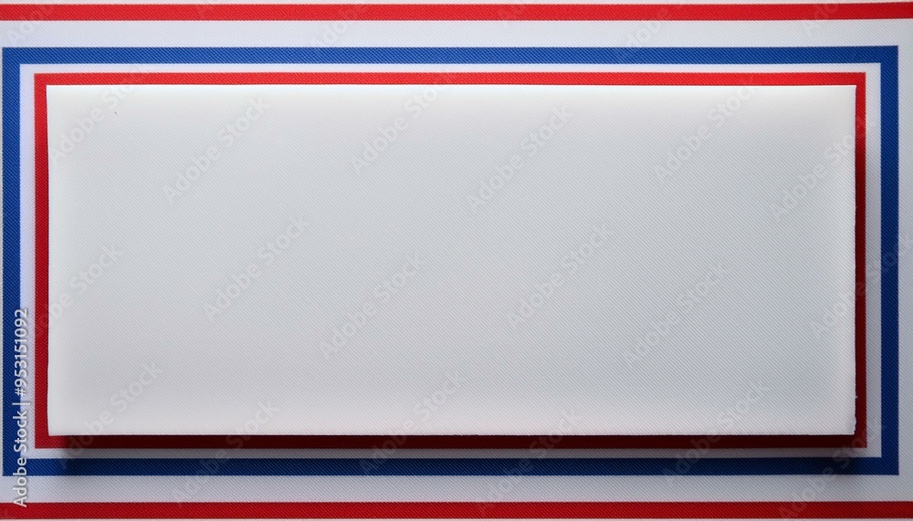 blank frame isolated, photo frame, Red, white and blue border frame on ...