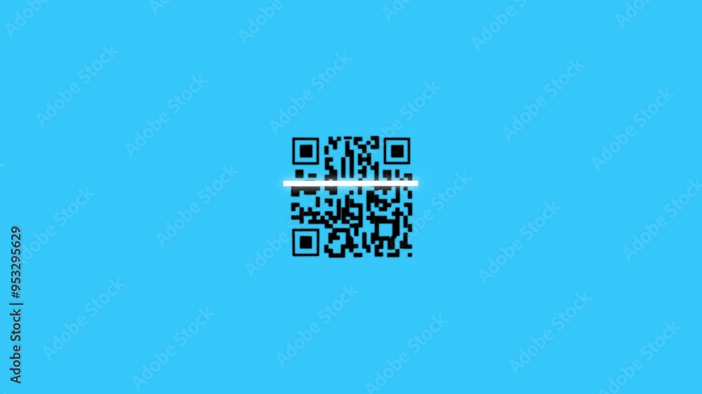 QR code for payment. Scan qr code icon with laser .Barcode scanner, QR ...