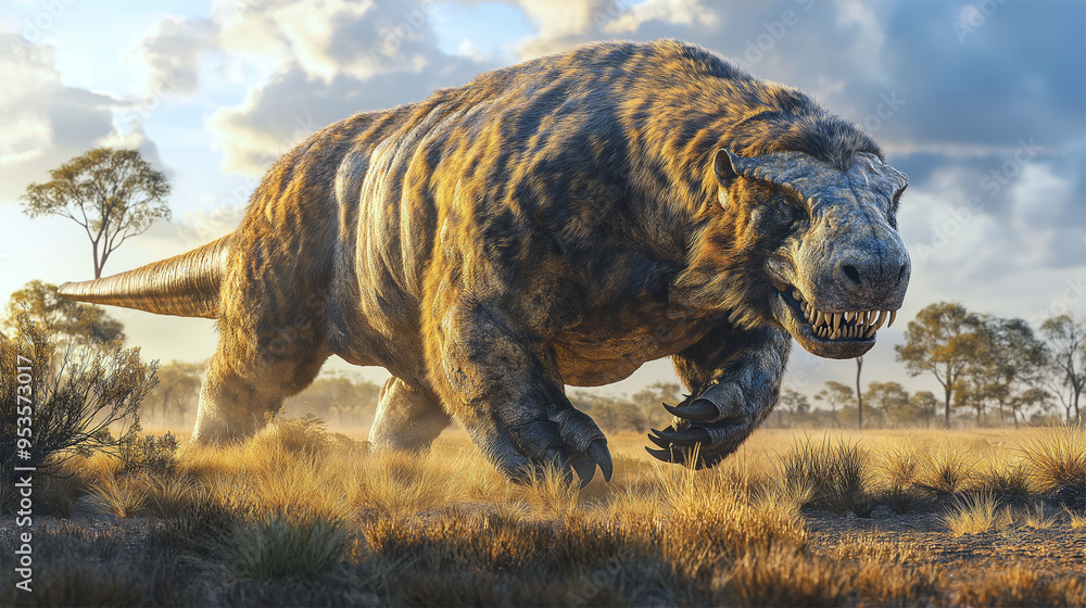 Extinct Diprotodon, Largest Marsupial in Prehistoric Australia’s Dry ...