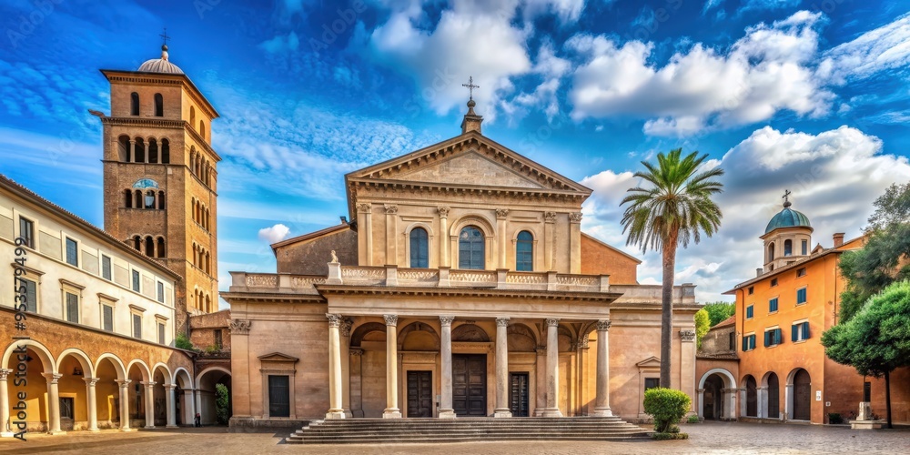 Basilica Papale di San Lorenzo fuori le mura in Rome, Italy, Basilica ...