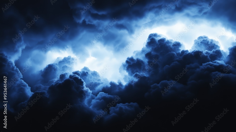 Epic battle Jesus Christ strong against evil forces rays divine light dark clouds parting ...