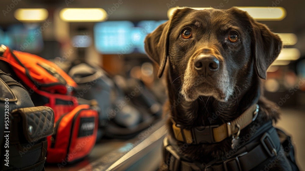 Showcase the use of canine teams to complement bag scanning technology ...