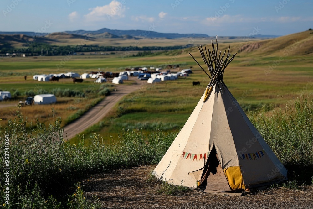 Foto de American Indian History, Colonialism, and Survival depicted in ...