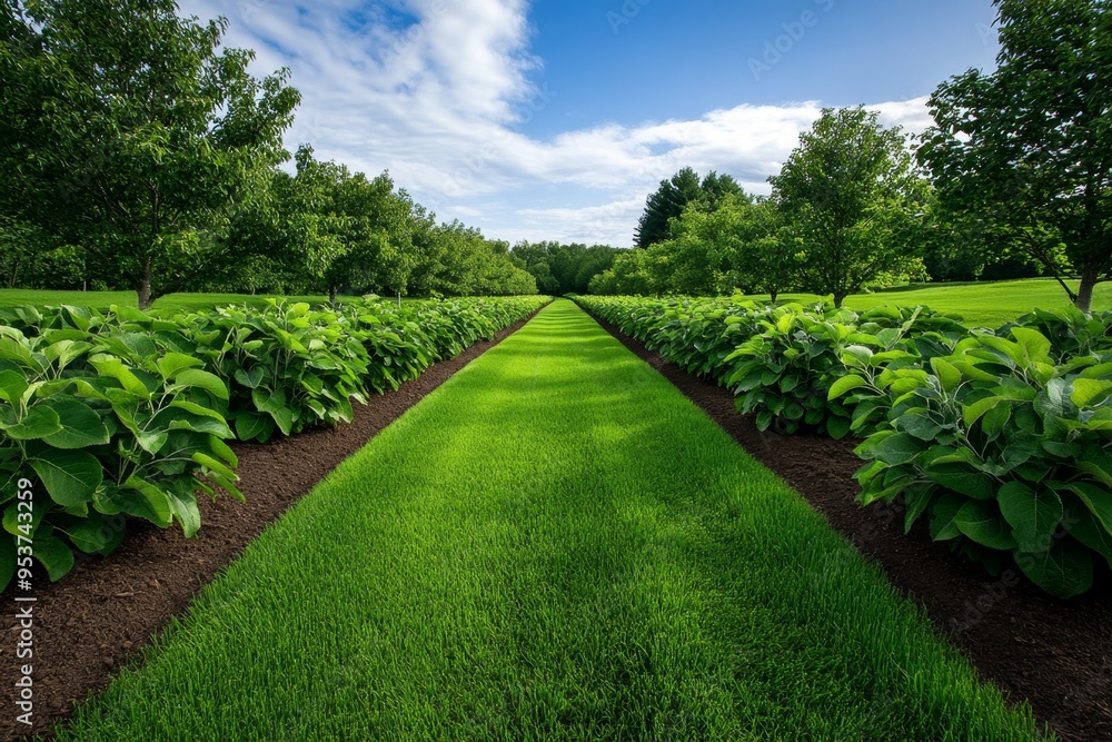Apple Garden Organic Farming, Conservation, and Biodiversity visualized ...