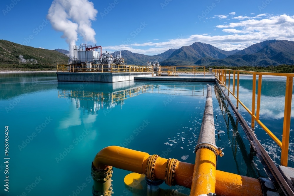 Geothermal energy safety standards are featured in a minimalist design ...