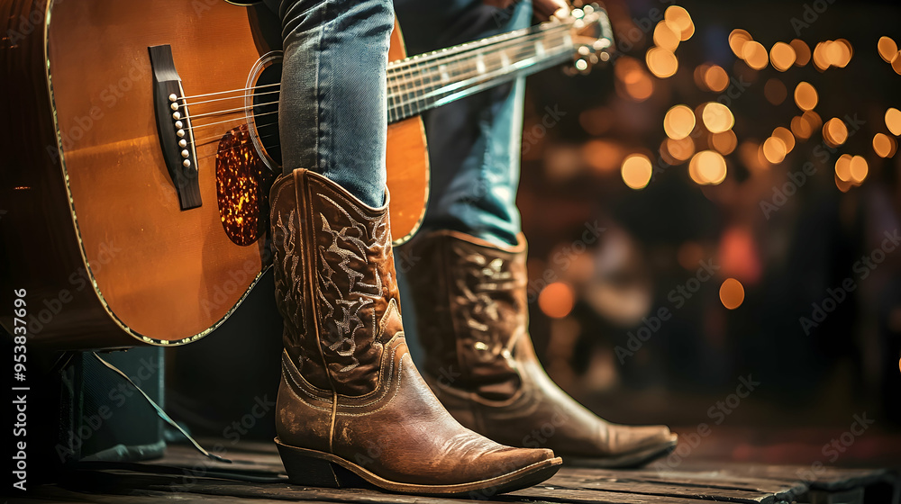 An engaging country music festival showcasing acoustic guitar melodies ...