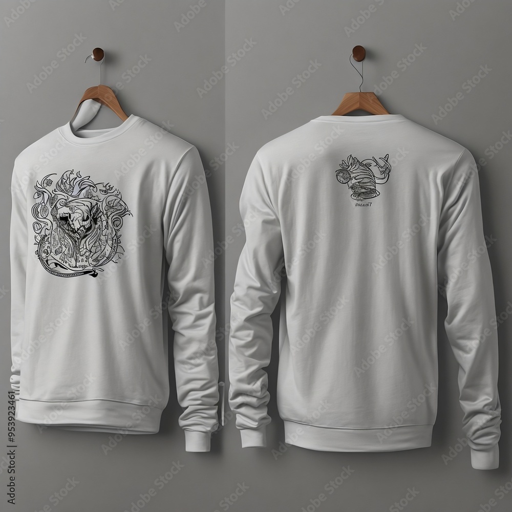 Blazer mock up template, front and back view, isolated on white, plain ...