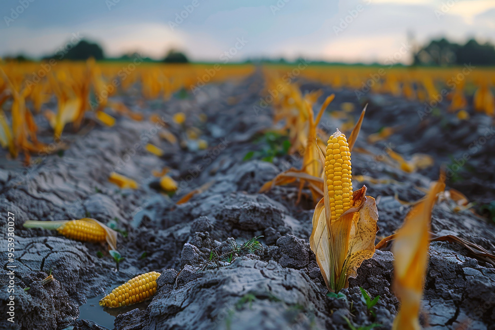 Amidst cracked soil and withering corn stalks, the devastating impact ...