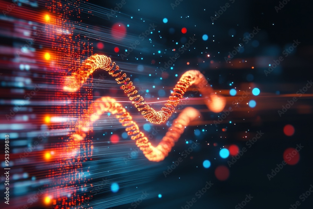 Cutting-Edge Medical Illustration of Gene Analysis: PCR and DNA ...