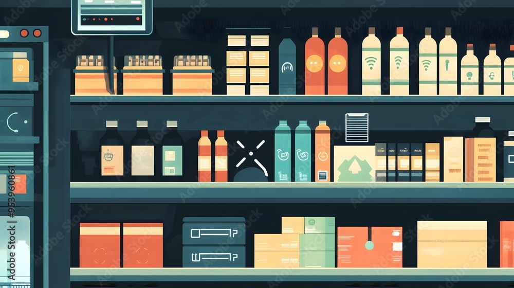 Innovative IoT connected smart shelves with automated alerts and data ...