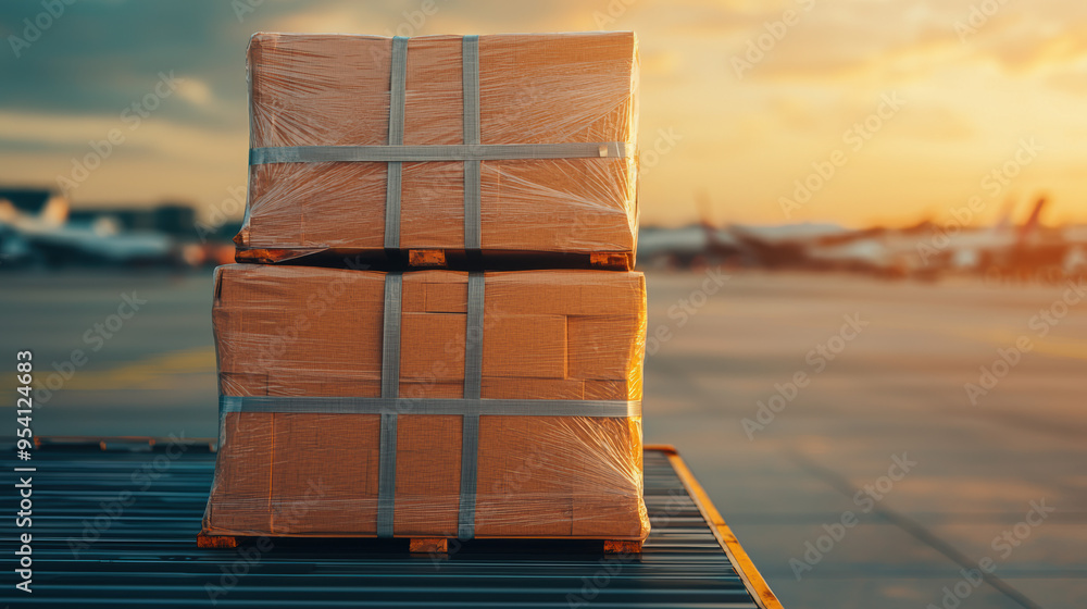 Payload management for cargo in aerial logistics, visualizing the ...