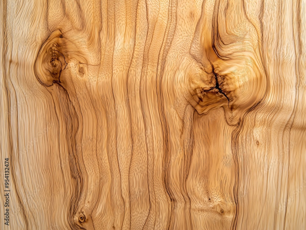 Elegant Maple Wood Grain with Light Texture and Organic Details, Ideal ...