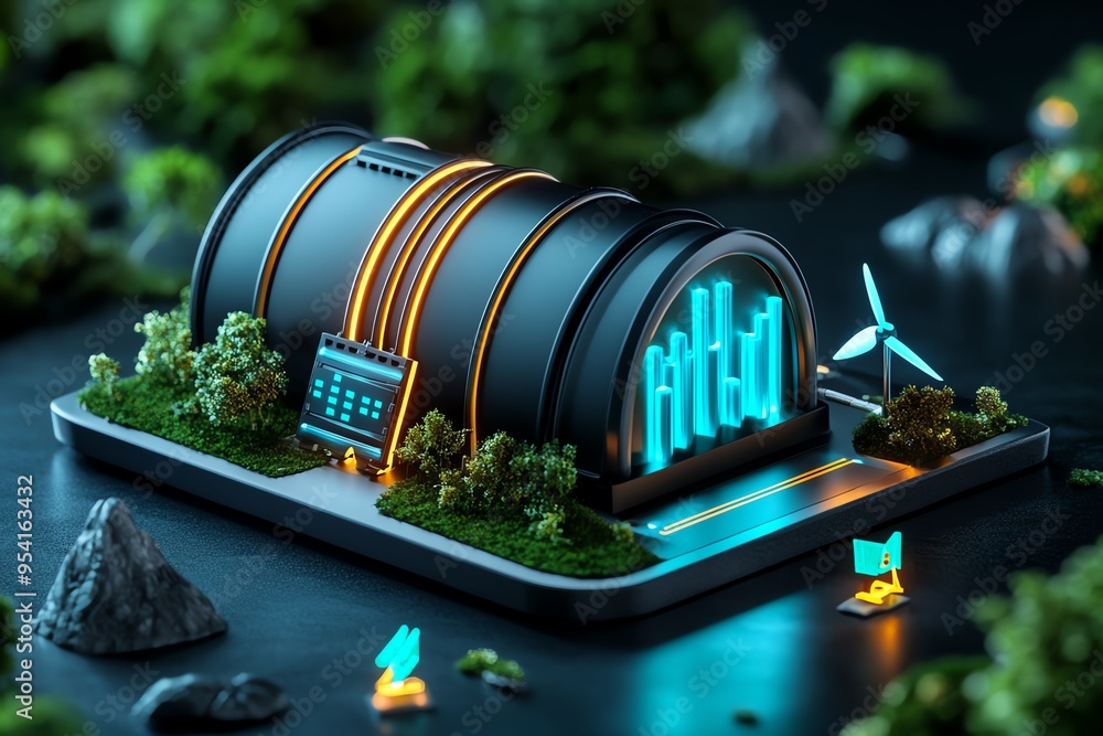 Energy Illustration Potential, Energy Storage, and Transformation ...