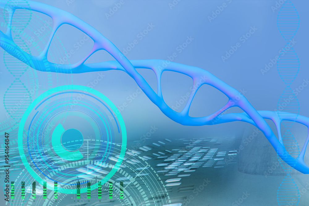 DNA helix, deoxyribonucleic acid background, emphasizing genetic ...
