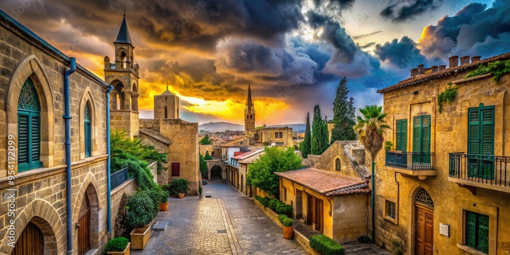 nicosia old town cyprus historic landmarks monumental entrance grand ...