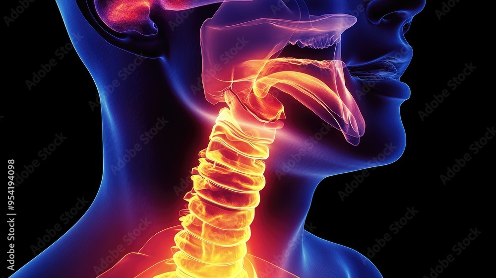 Detailed diagram of the esophagus during swallowing, highlighting the ...