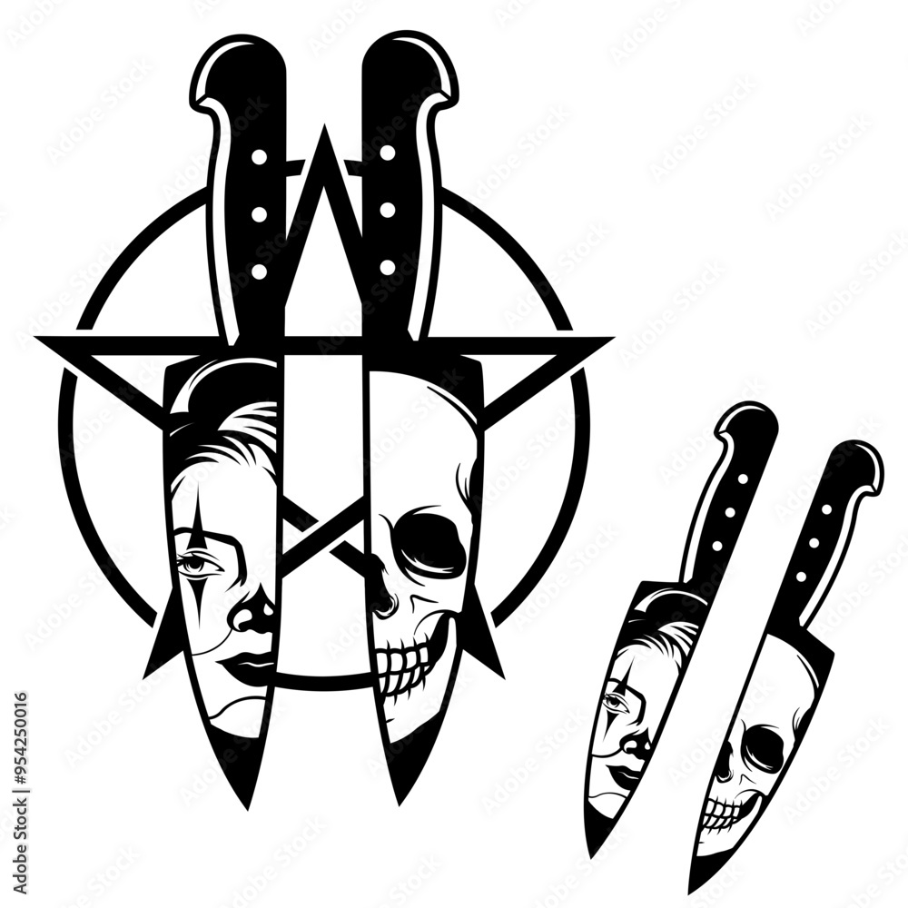 Vetor de Knife | Knife Design | Sharp Knives | Skull Knife | Kitchen ...