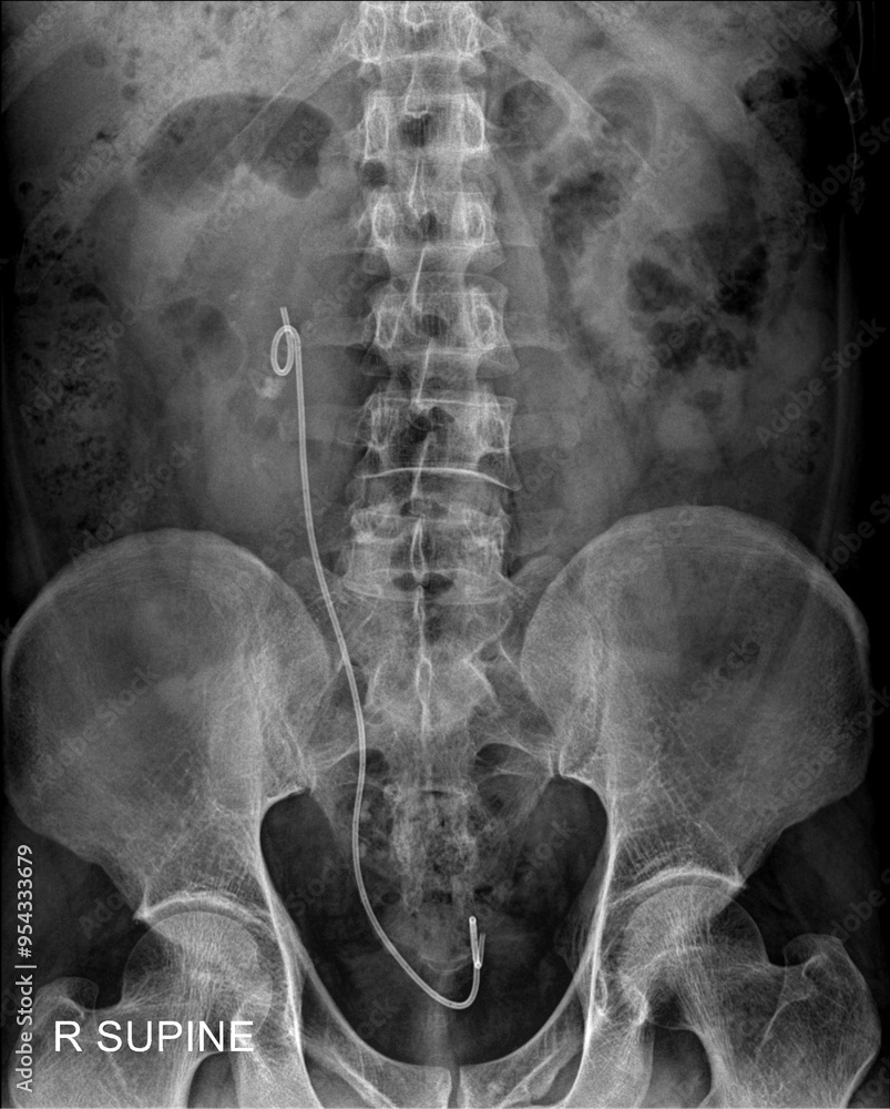 Precision KUB X-ray Imaging with Stent: Accurate Urological Radiography ...