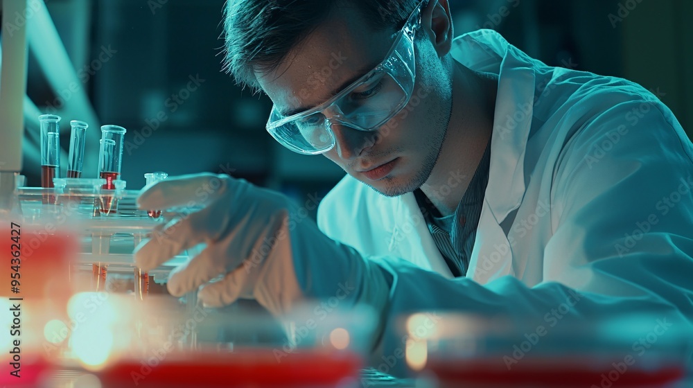 A scientist explores the world of anaerobic bacteria using petri dishes ...