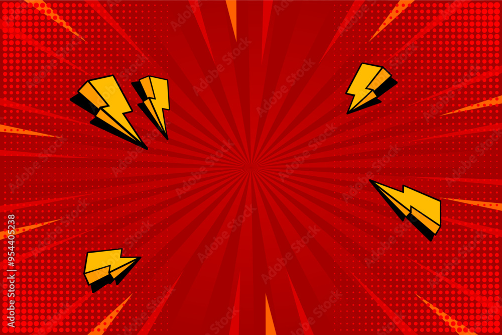 comic zoom background vector free Stock Vector | Adobe Stock