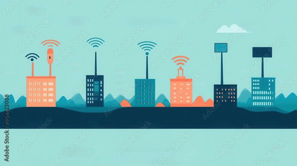 An Infographic Showcasing The Evolution Of Telecommunication From