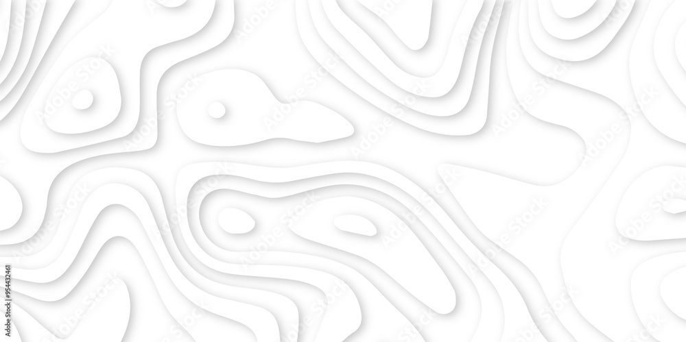 Abstract white papercut background. Realistic papercut texture with ...