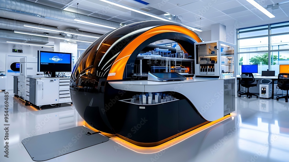 A hypermodern smart materials laboratory, at the forefront of ...