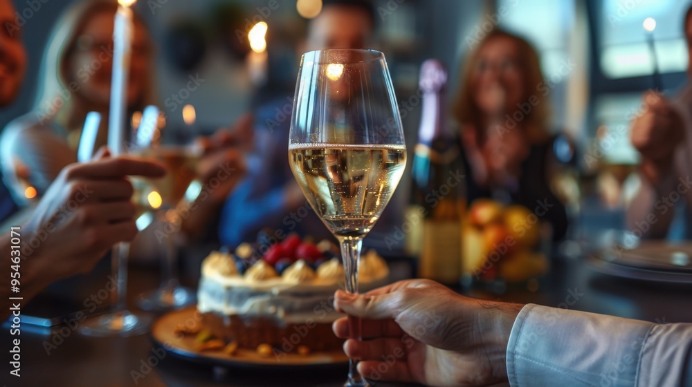 Promotion Celebration: A friendly office gathering where coworkers ...