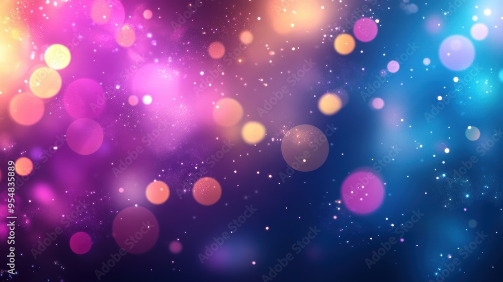 2D particle effect animation with vibrant, cascading sparkles and ...