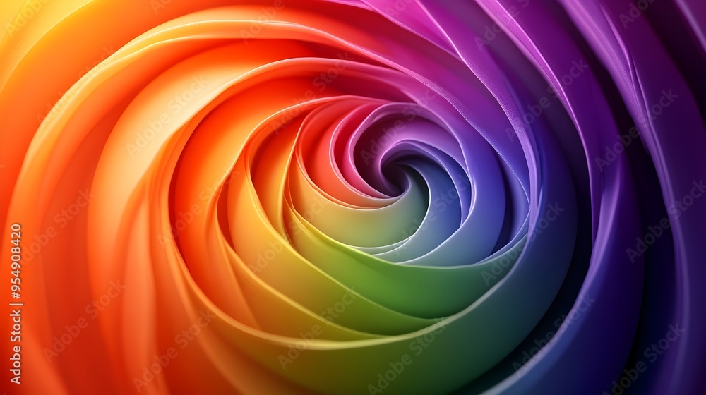 Vibrant 3D Rendered Secondary Color Wheel with Smooth Transition Stock ...