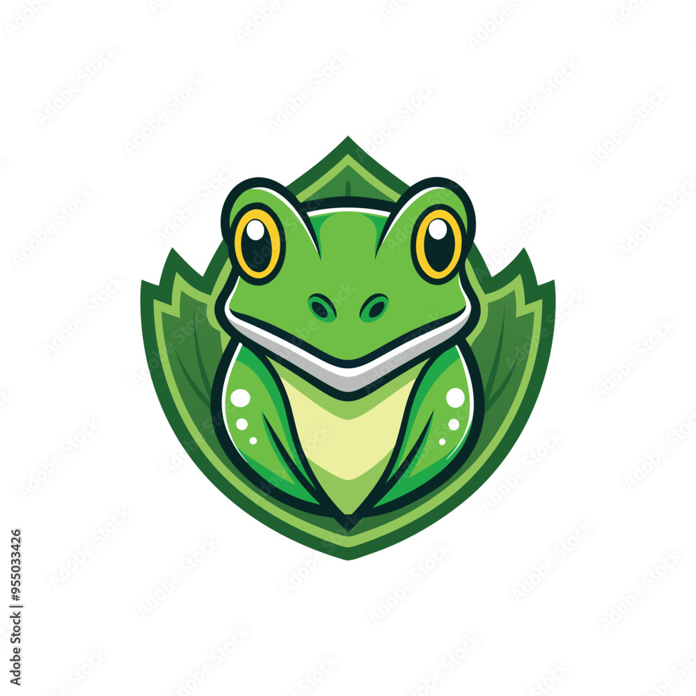 Frog esport vector logotype, logo frog, icon frog, symbol frog, emblem ...