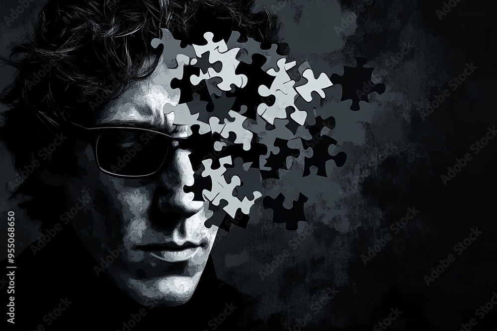 Cortical synchronization Synaptic connection Man with half of his head ...