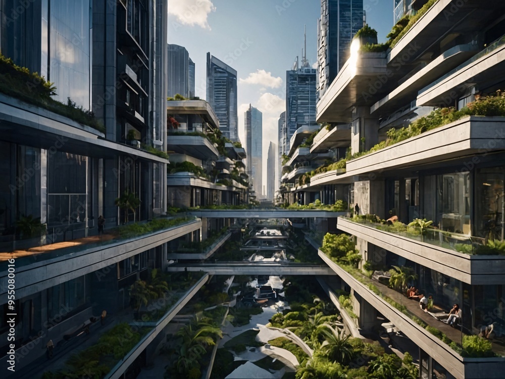 Resilient urban design A futuristic city built to adapt and thrive ...