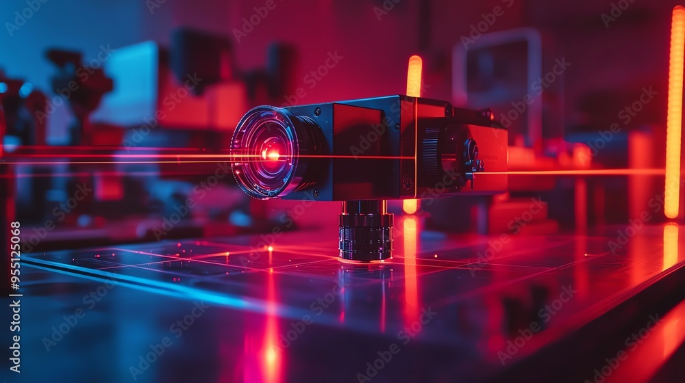 Measurement techniques with laser wavelength, highlighting the use of ...