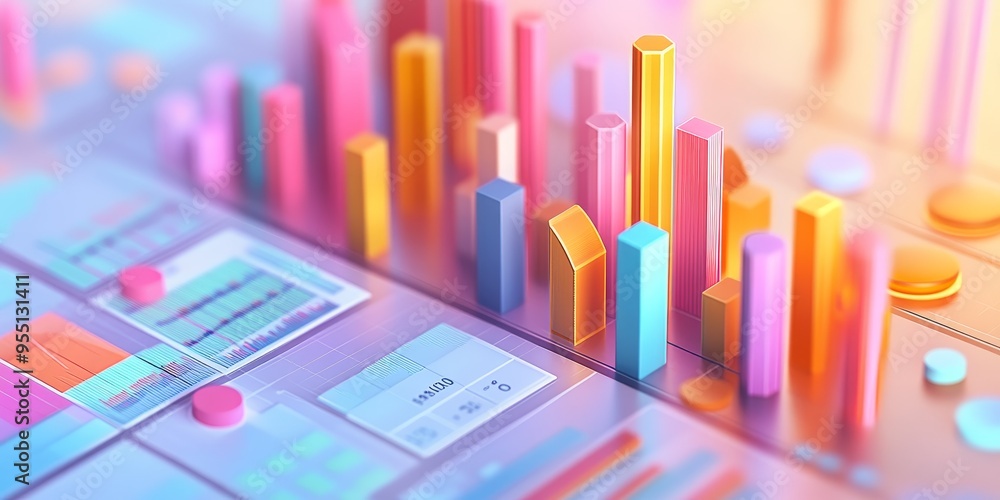 Detailed illustration of a savings account balance with clear data ...