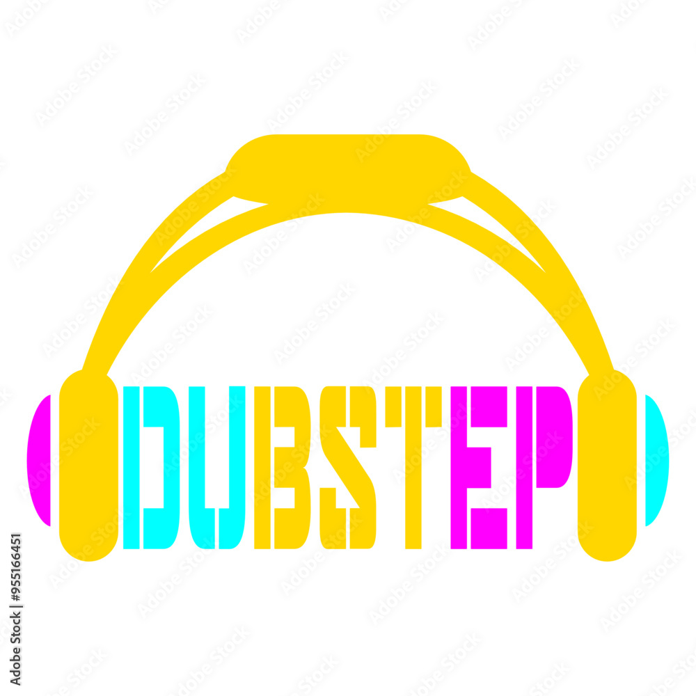 Dub Step Techno Hard Style Logo Text Quote Saying Letters Design DJ ...