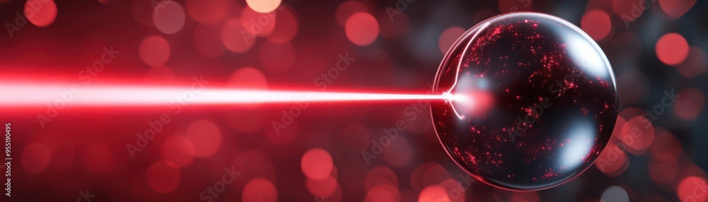 Holography with laser optics, showcasing the creation of detailed 3D ...