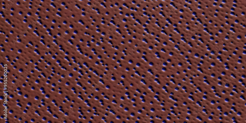 Seamless perforated leather with pierced holes normal map background ...