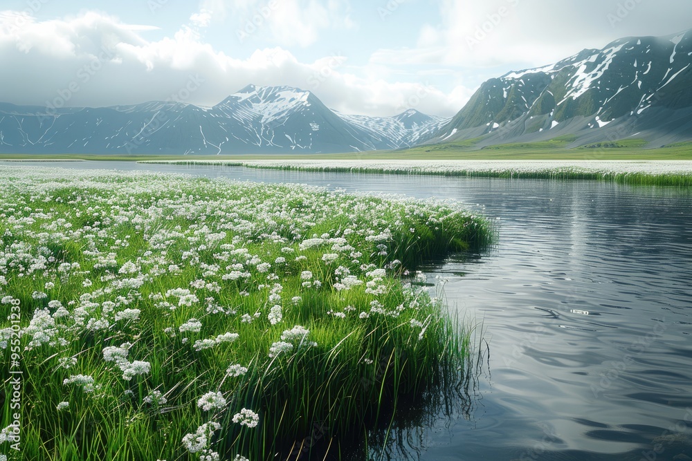 user exploring a vast, open-world environment in the metaverse Stock ...