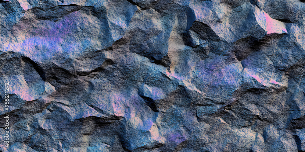 Seamless slate slab rock face normal map background texture. Grunge ... Seamless slate slab rock face normal map background texture. Grunge ...