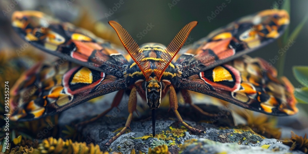 Hawk Moth in-flight photo- Hawk Moth eye close-up- Hawk Moth detailed ...