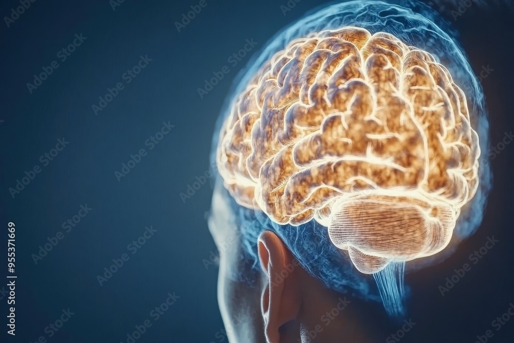 Impulse control Cognitive neuroscience Side profile of a person with a ...