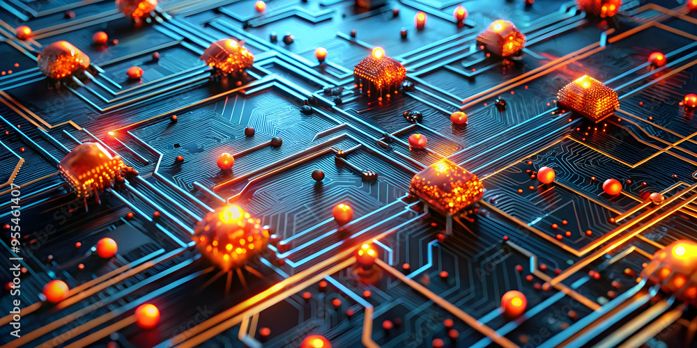 Cyber Invasion: An army of menacing, glowing red spiders infest a ...