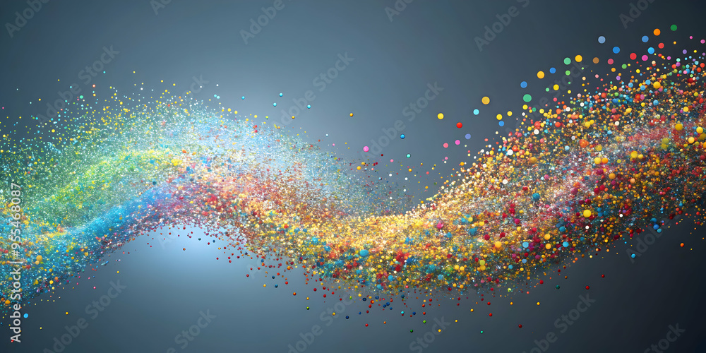 Rainbow of Spheres: A mesmerizing digital art piece captures the beauty ...