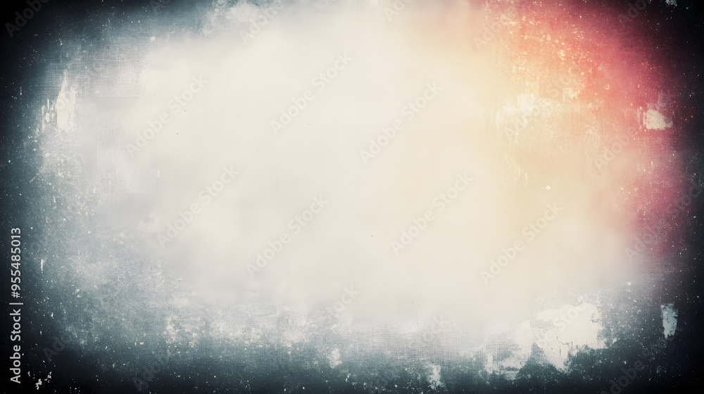 Dreamy vintage destroyed photo or film light leaks texture transparent ...