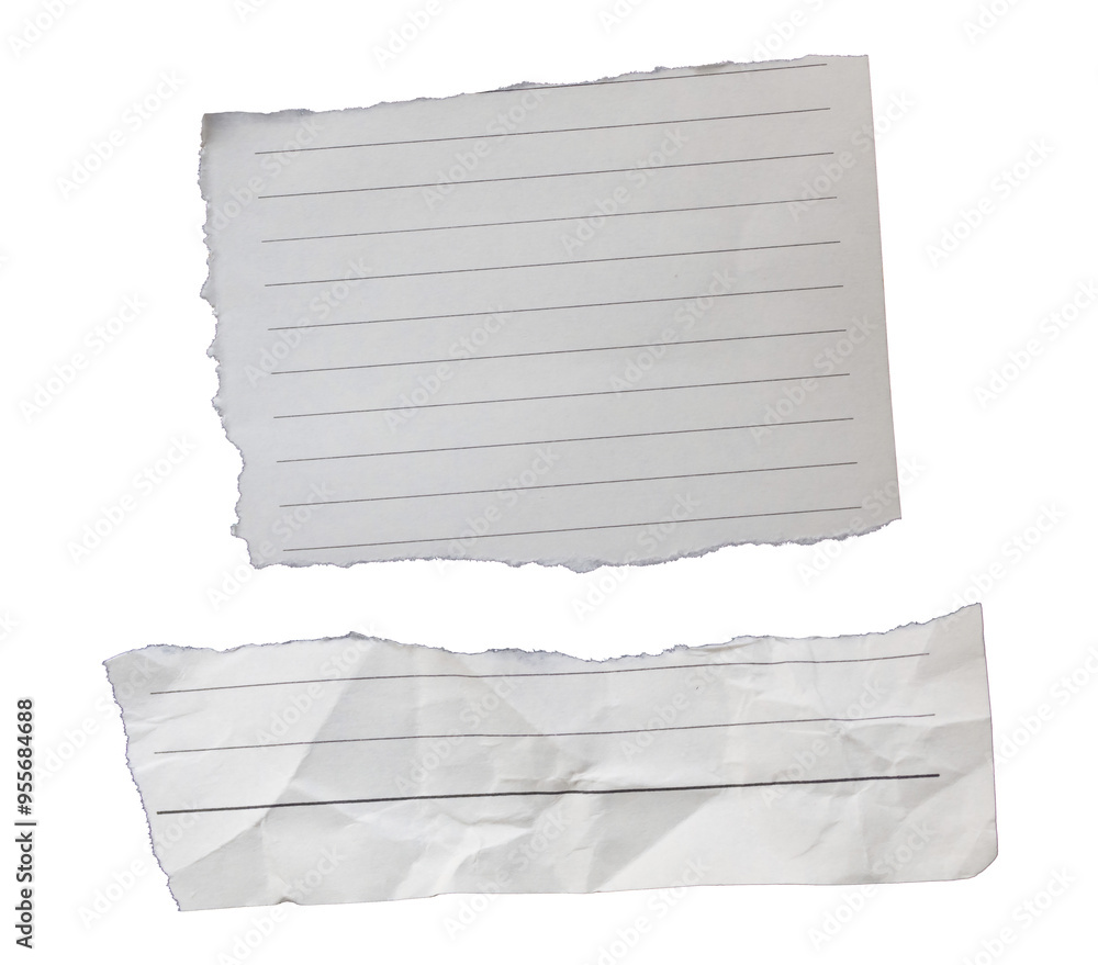 Ripped Notebook Paper Transparent Torn Sheet Of Paper From Spiral