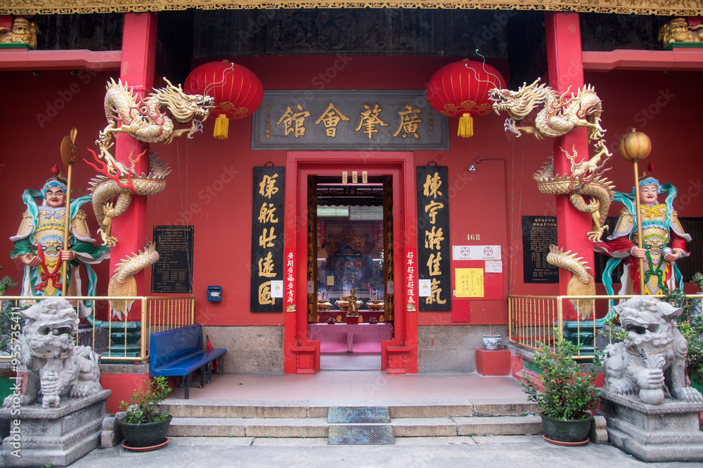Guan Di Temple also known as Kuan Ti Temple in Chinatown. Kuala Lumpur ...