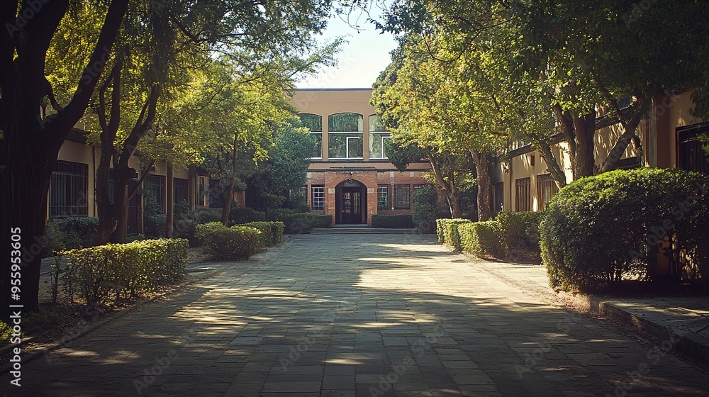 The School's Shield: A Detailed and Symbolic Emblem Representing the ...